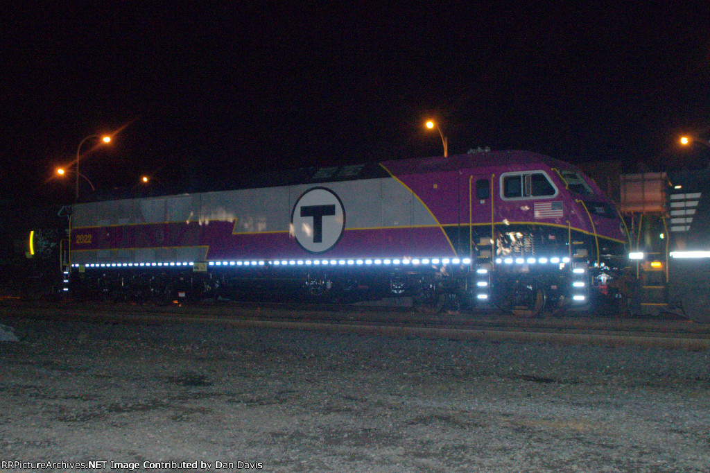 MBTA HSP-46 2022 as the fourth unit on 10A